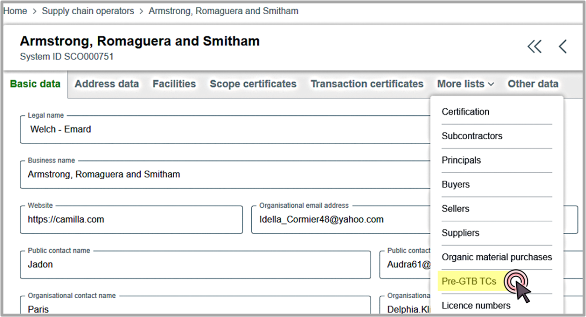 Creating a pre-GTB Transaction Certificate (TC) – GTB Help Centre